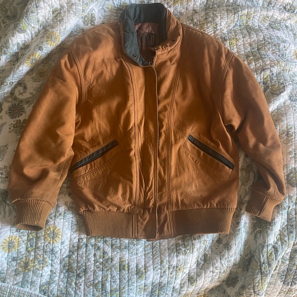 Winlit | Jackets & Coats | Vintage Winlit Leather Bomber Flight Jacket ...
